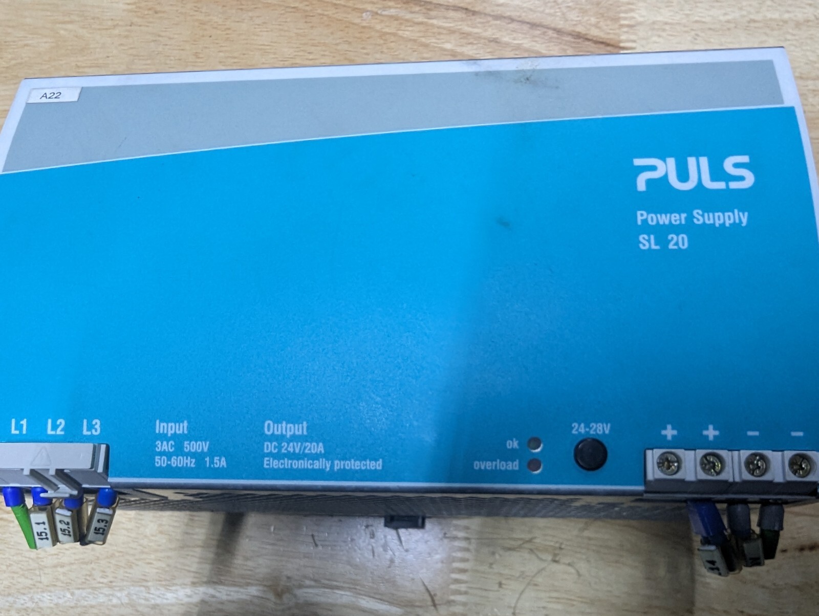 PULS SL 20 Power Supply MODEL SL20.301 | eBay