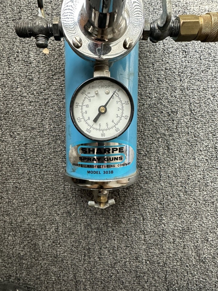 Sharpe Model 303B Pressure Reg. & Water Trap - For: Paint Sprayers, Air ...
