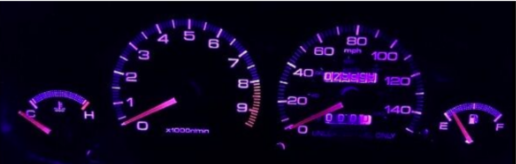 Pink/Purple Gauge Cluster LED Bulb KIT for Acura Integra DC2 DC4 DB8 ...