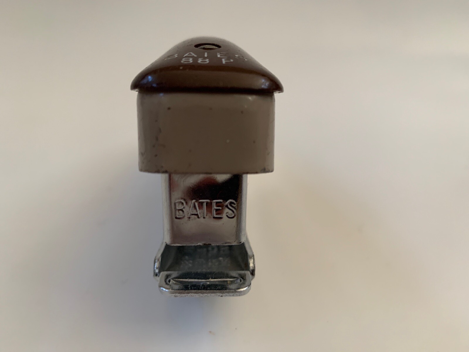 Vintage Bates 88P Brown Rounded Top Hand Grip Stapler Tacker USA MADE ...