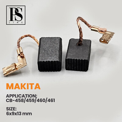 Carbon Brushes for Power Tool Electric Motors Makita CB459 6x9x13mm ...