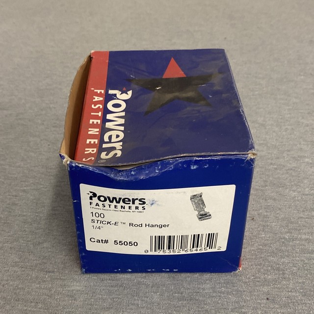 Powers Rod Hanger 1/4" Stick-E 55050 (100/Pkg.) for sale online | eBay