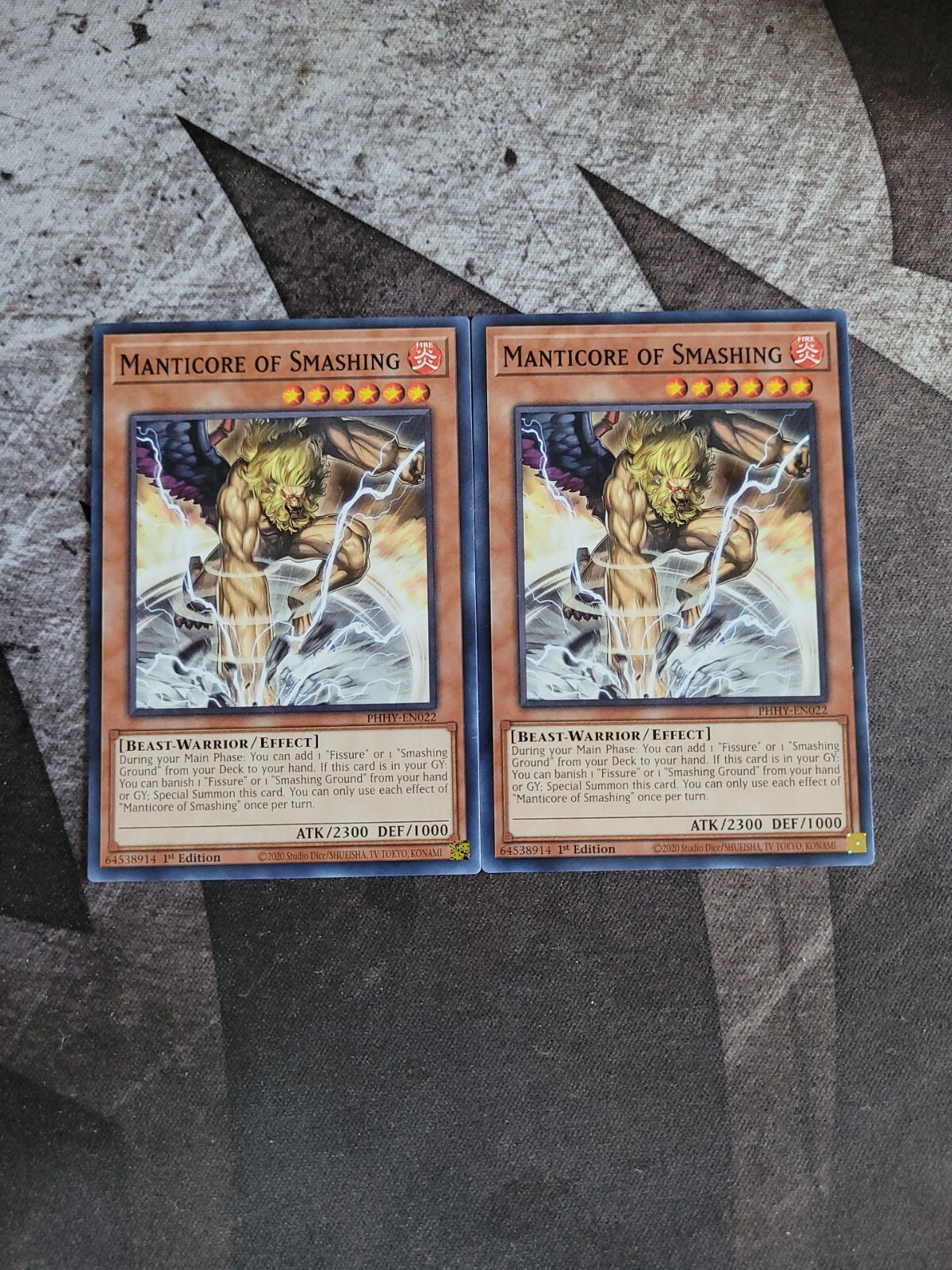 Yugioh! Manticore of Smashing - PHHY-EN022 - Common - 1st Edition Near ...