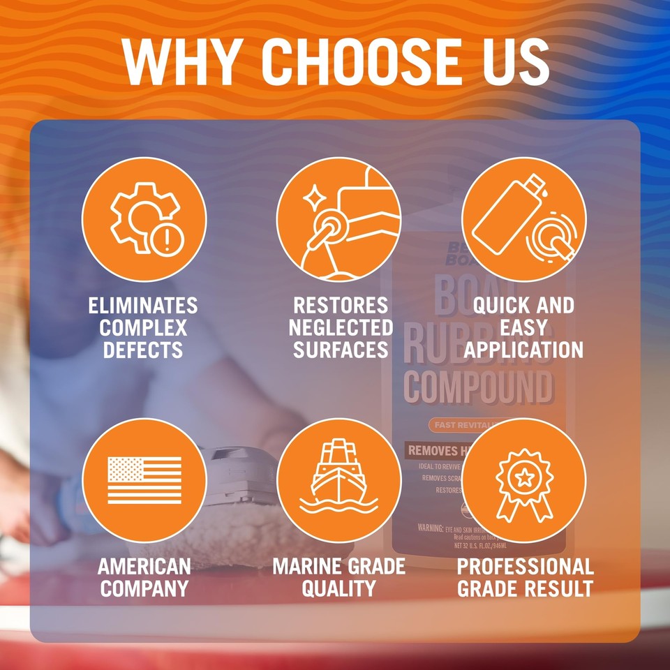 Marine Rubbing Compound Fiberglass Boat Buffing Compound for Boats Gel ...