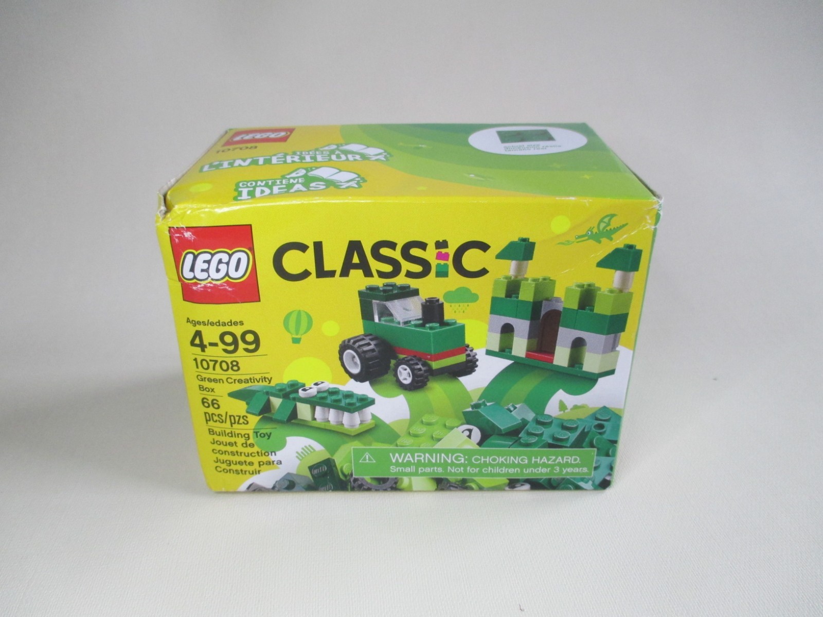 New LEGO 10708 Building Toy Classic Green Creativity Box 66 Pcs Age 4 ...