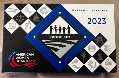 2023 American Women Quarters Proof Set - Clad, OGP & COA, with Rejected ...
