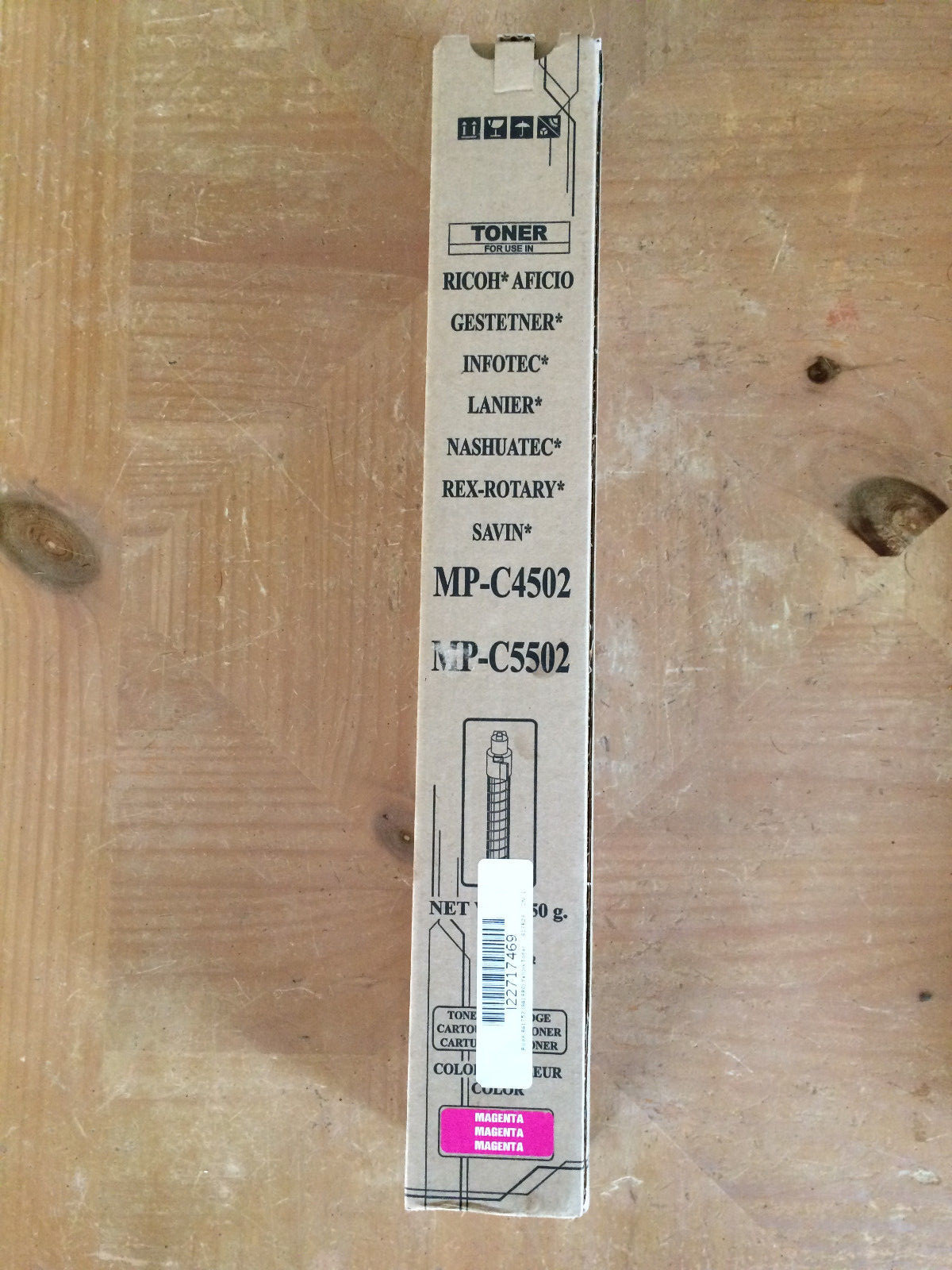 Compatible 841753 Magenta Toner Cartridge For Ricoh Aficio MP-C4502 ...