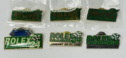 VINTAGE ROLEX 24 AT DAYTONA COMMEMORATIVE LAPEL PIN LOT RACING RARE | eBay
