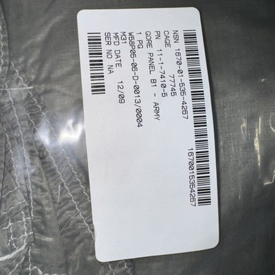 Army Parachute Panel Gore B1. 55”x32” Nylon | eBay