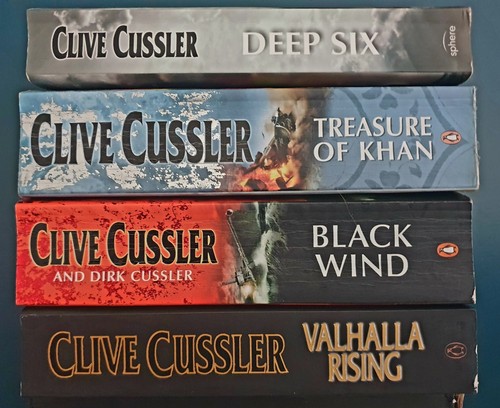 Clive Cussler books bundle, Dirk Pitt Novels (4 Books, See Description ...