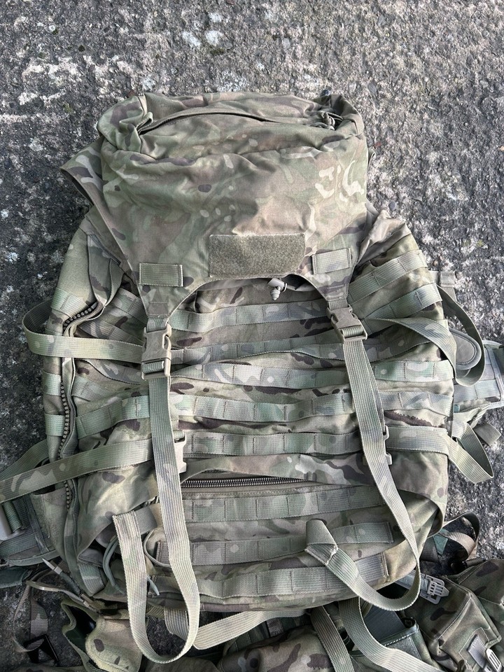 British Army virtus Webbing And Bergan Set Size Medium | eBay UK