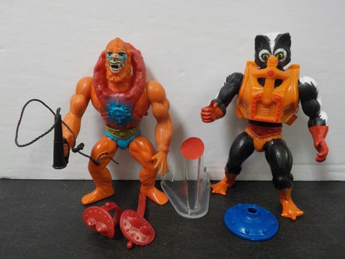 G716 Masters of the Universe MOTU Vintage BEAST MAN STINKOR w weapons ...