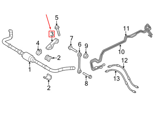 PORSCHE Cayenne 2003-2018 Front Sway Mounting Bracket 95534377711 NO🇺🇸 ...