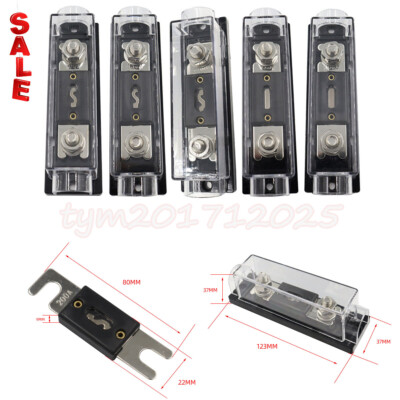 0/2/4 Gauge ANL Fuse Holder 100-300A Fuses Fuse Block Fuse Car Audio ...