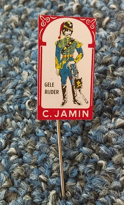 C. JAMIN - GELE RIJDER, Dutch badge, Holland vintage pin ! | eBay