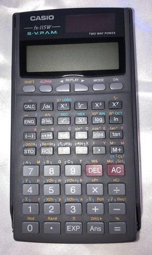 Calculator Scientific Casio FX-115W S-V.P.A.M. Two Way Solar Power | eBay