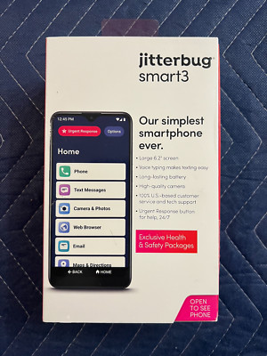 Lively Jitterbug Smart3 Smartphone Cell Phone for Seniors (LOCKED ...