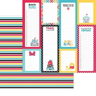 Goofy Stripe - Fun At the Park 12x12 Scrapbook Paper - 5 Sheets | eBay