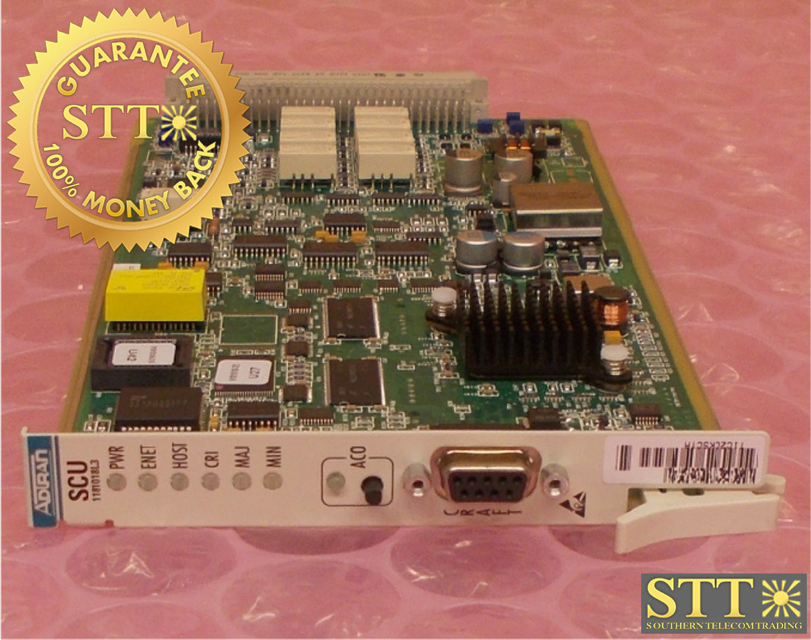 1181018L3 ADTRAN TA3000 SCU TOTAL ACCESS SYSTEM CONTROL UNIT T1C2CKSCTA ...