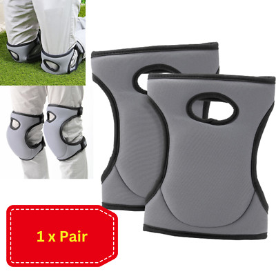 soft foam gardening knee pads caps protector with double strap - set of ...