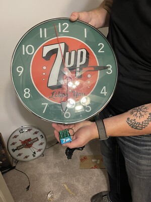 7up Pam Clock | eBay