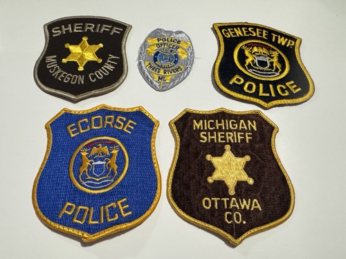 Michigan Police Patch Lot of 5 | eBay