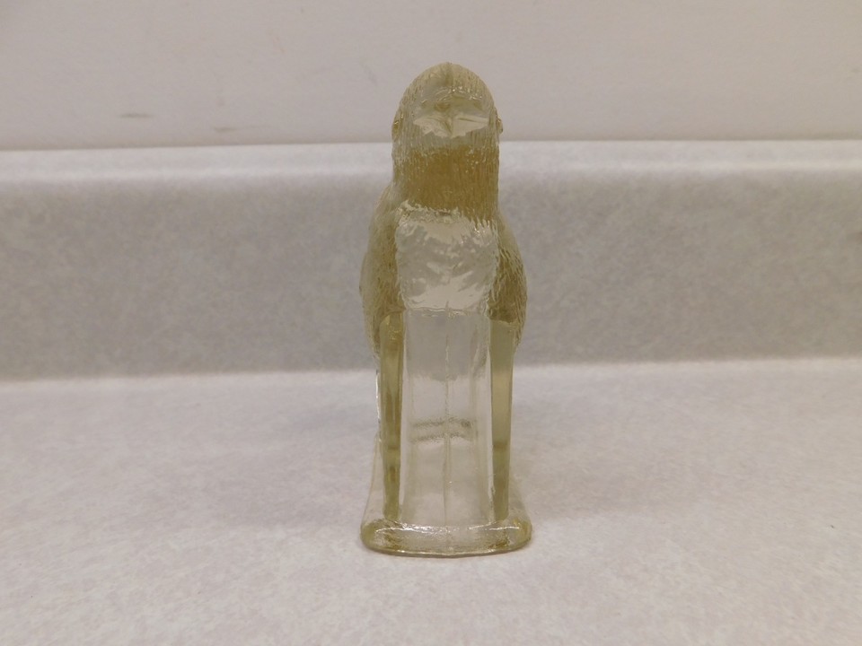 Vintage BABY CHICK Standing Victory Glass Co. Candy Container Glass ...