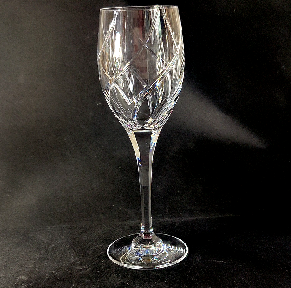 MIKASA OLYMPUS WATER GLASSES, Cut Lead Crystal, 9", 10 oz, SLOVENIA ...