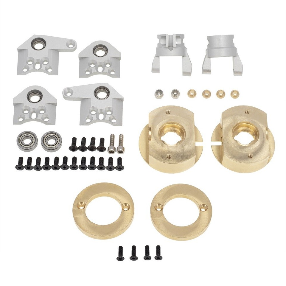 Brass Steering Knuckle Weight kit for 1/10 RC Axial Wraith RR10 90048 ...