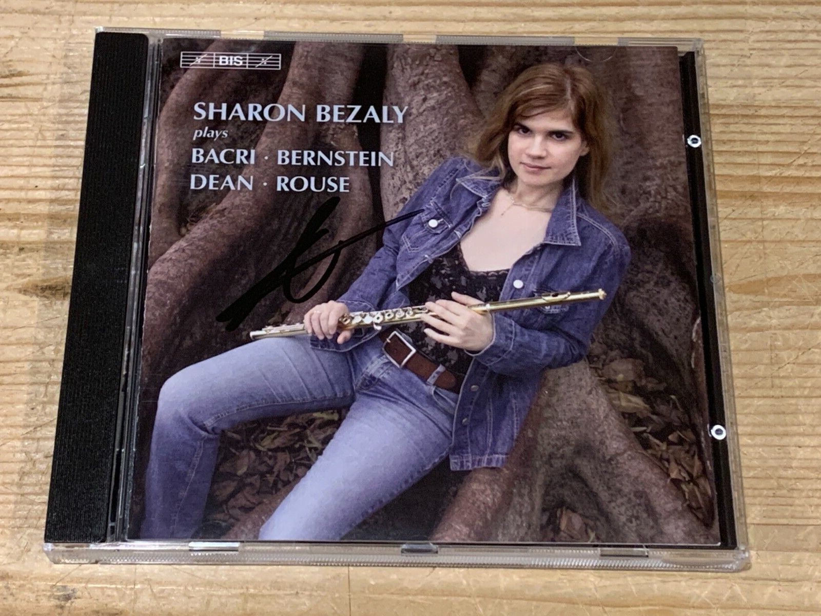 Signed SHARON BEZALY plays Bach Bernstein Dean Rouse BIS CD 1799 MINT ...