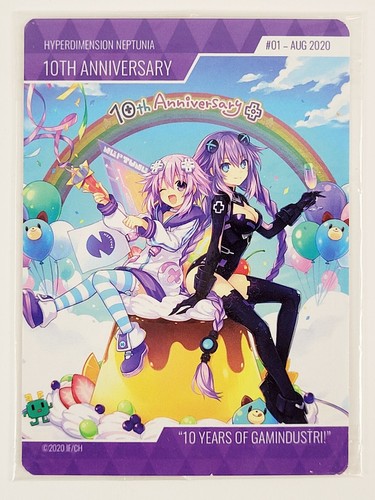 Idea Factory Iffy IFI Trading Card #1 Hyperdimension Neptunia 10th ...