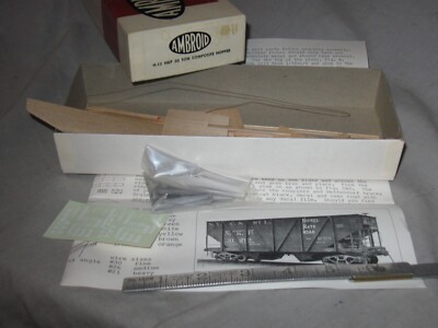 X8801 HO AMBROID H12 UNDEC NKP 50 TON COMPOSITE HOPPER CAR wood kit | eBay