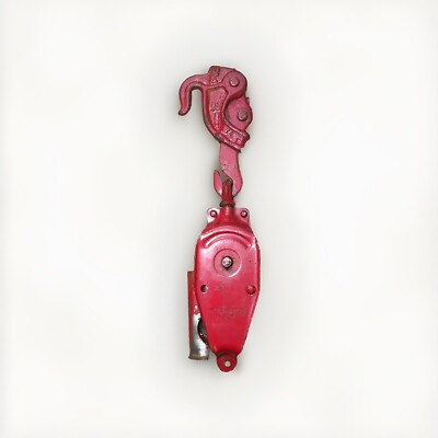 VTG Durbin Durco Fence Stretcher Rope Double Pulley Block & Tackle St ...