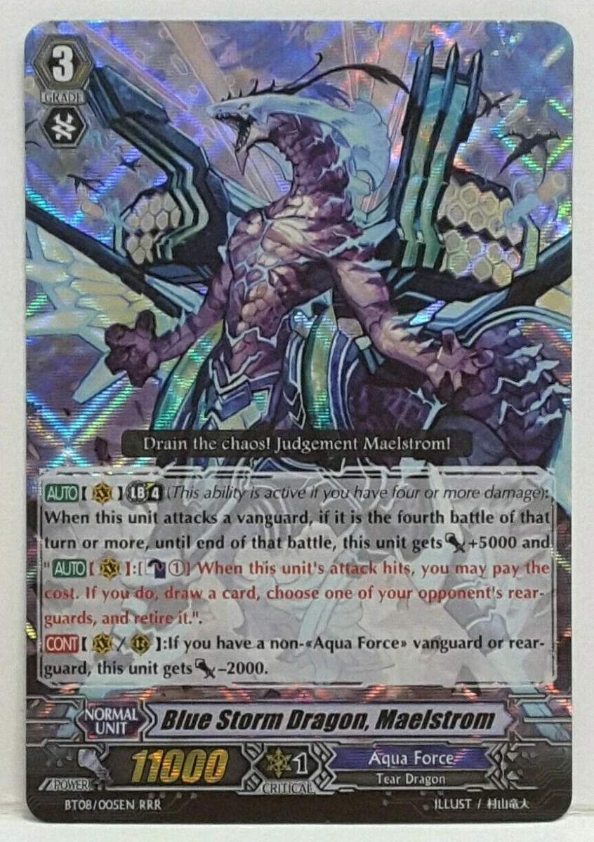 Cardfight Vanguard Blue Storm Dragon Maelstrom