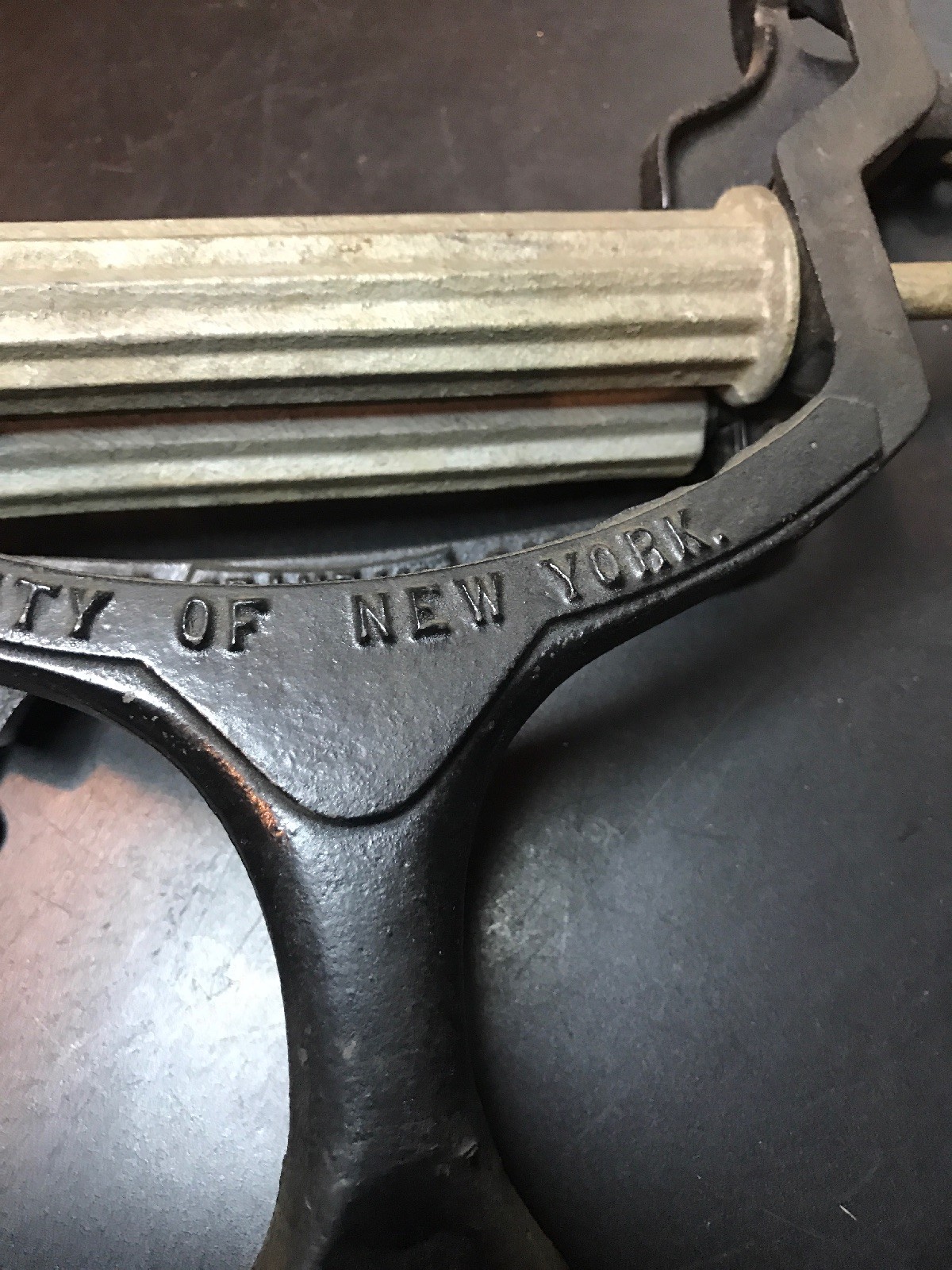 Antique Cast Iron Fluting/crimping Machine. Patented #70. City Of New ...