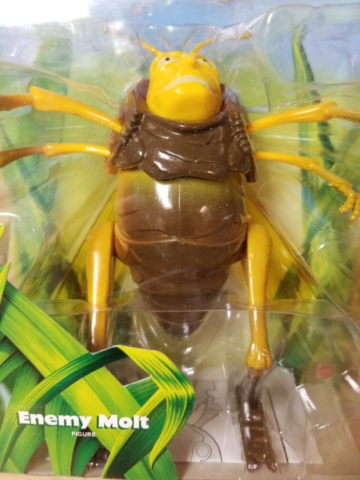 Mattel Pixar Bug's Life Action Figure Enemy Molt 19341 Head-Butting ...