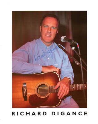 Richard Digance Autograph - comedian and folk singer - 10x8 Signed ...