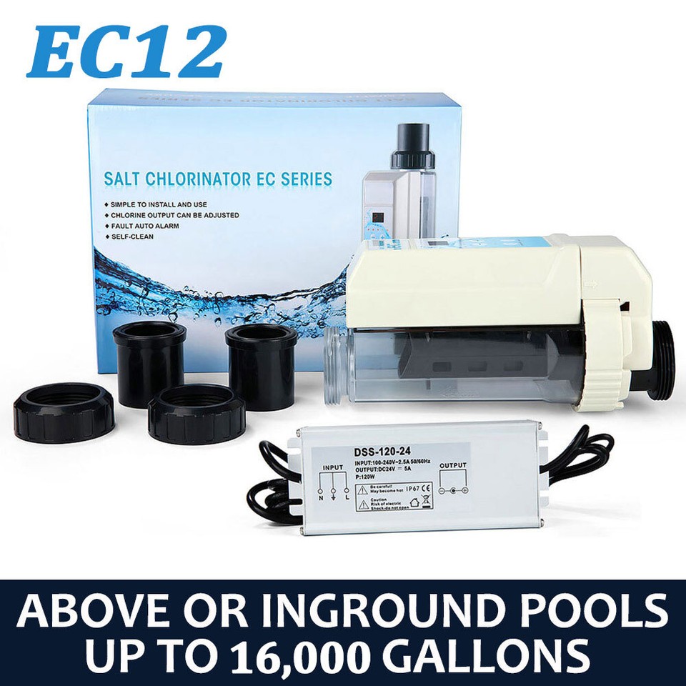 Salt Chlorinator Self Cleaning Salt Water Pool Salt Chlorine Generator ...