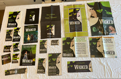 25+ Wicked Broadway Musical Various Newspaper Ads including Original ...