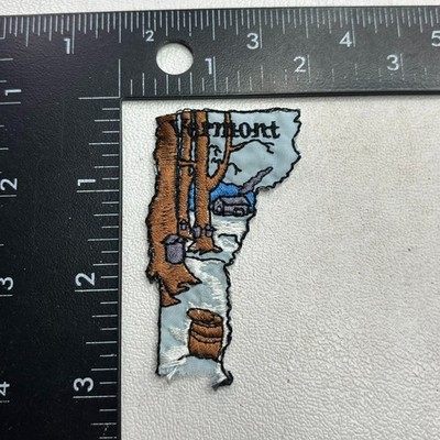 As-Is-Thin MAPLE SYRUP MAPLE TREE SAP COLLECTION Vermont State Shape ...