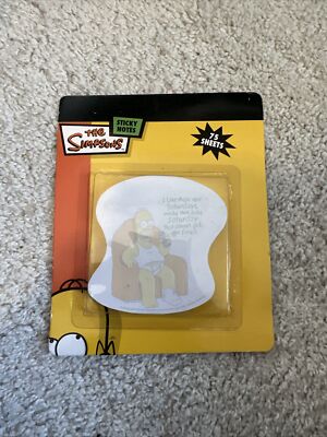 The Simpsons- Homer Sticky Notes- Real Saturdays | eBay
