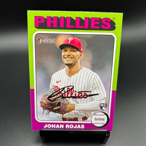 2024 Topps Heritage #171 Johan Rojas RC Philadelphia Phillies | eBay