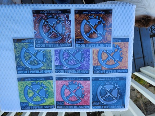 10 Pieces "Radioactive" Mainstream and Rock DJ ONLY CD 2010 Feb - Dec ...