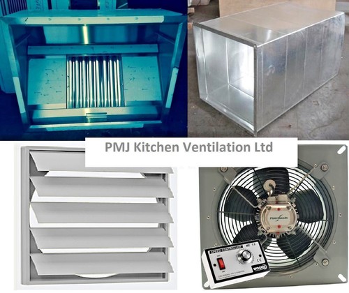 Stainless Steel Kitchen Extraction Canopy Canopies 4 Foot Flakt Woods ...