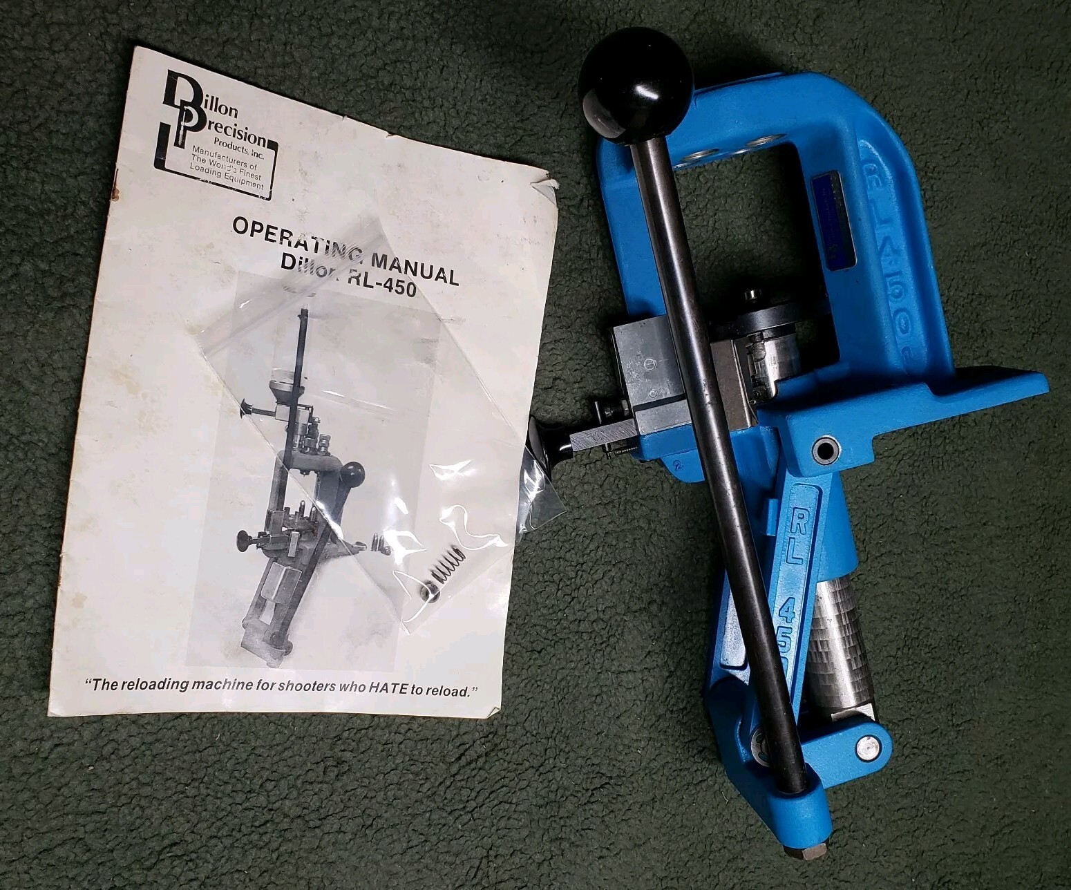 Dillon RL450 w Partial Priming System. Very Good to Excellent Condition ...