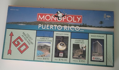 MONOPOLY Puerto Rico BRAND NEW RARE- VINTAGE | eBay