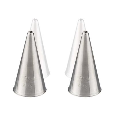 Ateco 49 Cross-Top Piping Cake Decorating Tubes, Plain Tips for ...