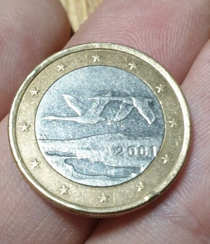 Finland EU Europe coin 1 EURO 2001 donate | eBay