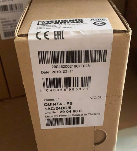 1pcs PHOENIX CONTACT Switching Power Supply QUINT4-PS/1AC/24DC/5 ...