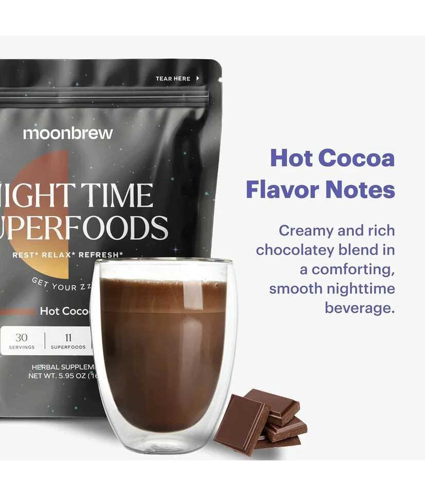 Moon Brew Hot Cocoa Herbal Supplement 30 Servings - NEW | eBay